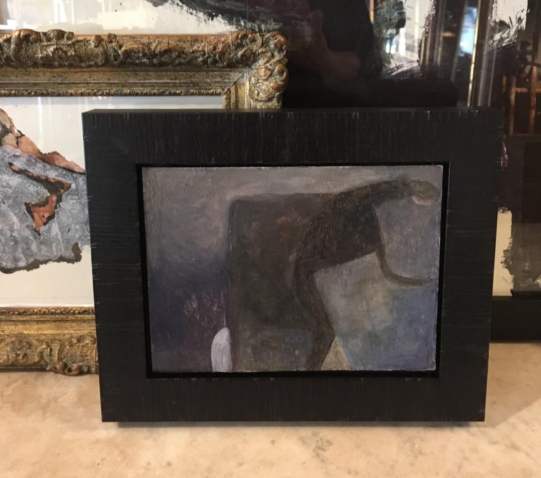 "Bending Figure" Oil Painting by Lucio Villa For Sale at 1stDibs