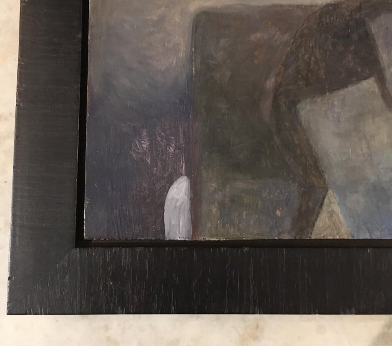 "Bending Figure" Oil Painting by Lucio Villa For Sale at 1stDibs