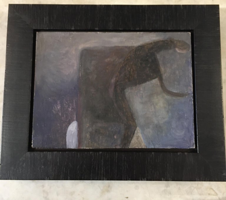 "Bending Figure" Oil Painting by Lucio Villa For Sale at 1stDibs