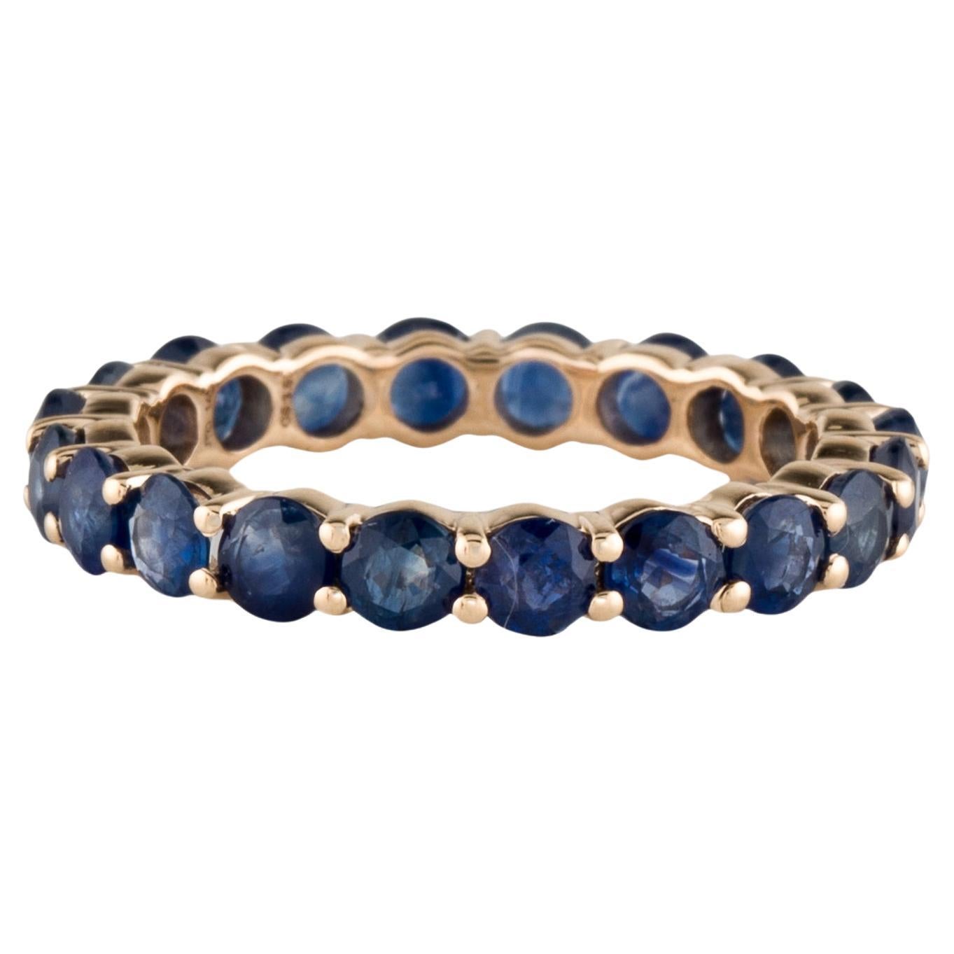 Beneath the Waves Sapphire Elegance: 14k Gold Oceanic Bliss Ring For ...