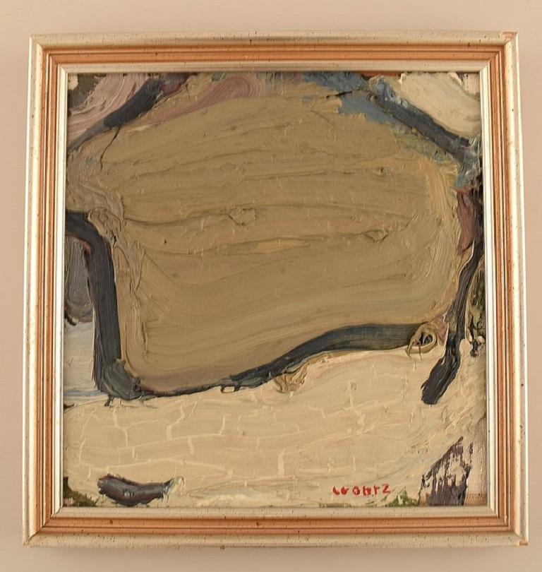 Bengt Crantz, Swedish Artist, Oil on Board, Abstract Composition at ...