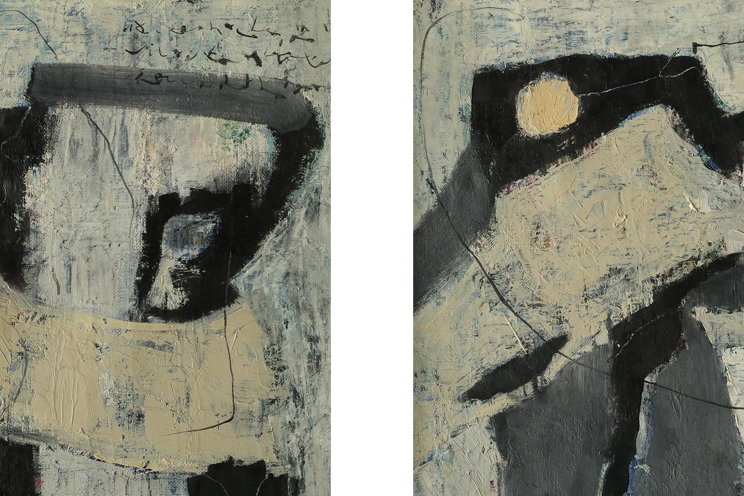 Bengt Nordquist, Composition, Oil on Canvas, 1963, Framed at 1stDibs