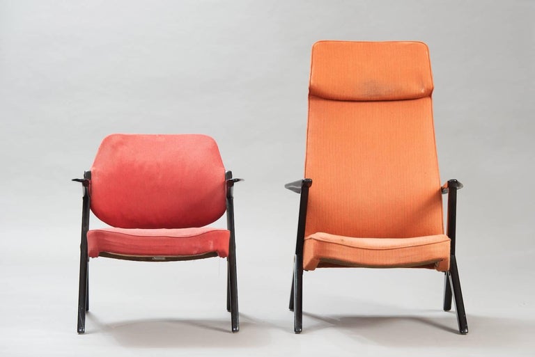 Bengt Ruda Midcentury High Back "Triva" Chair for Nordiska Kompaniet ...