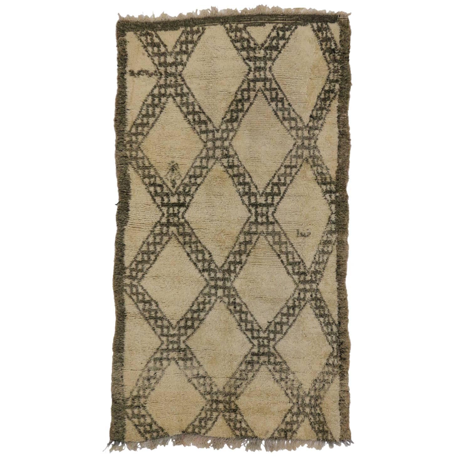 Large Ben Ourain Area Rug For Sale at 1stDibs