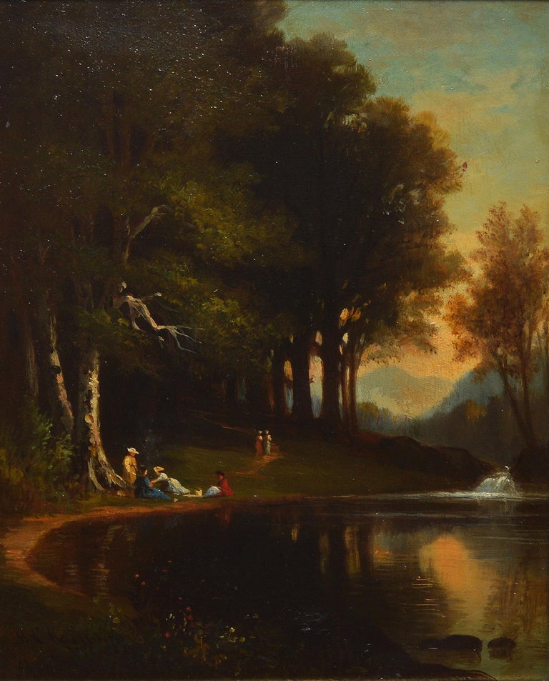 Benjamin Champney - Antique American Hudson River School Landscape by ...