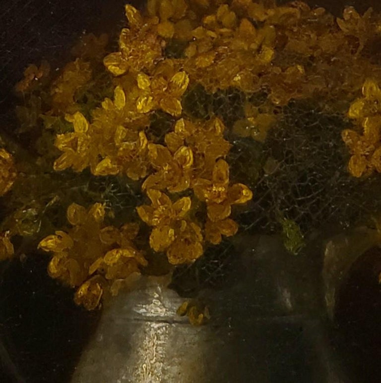 Benjamin Champney - Still Life of Yellow Flowers by Benjamin Champney ...