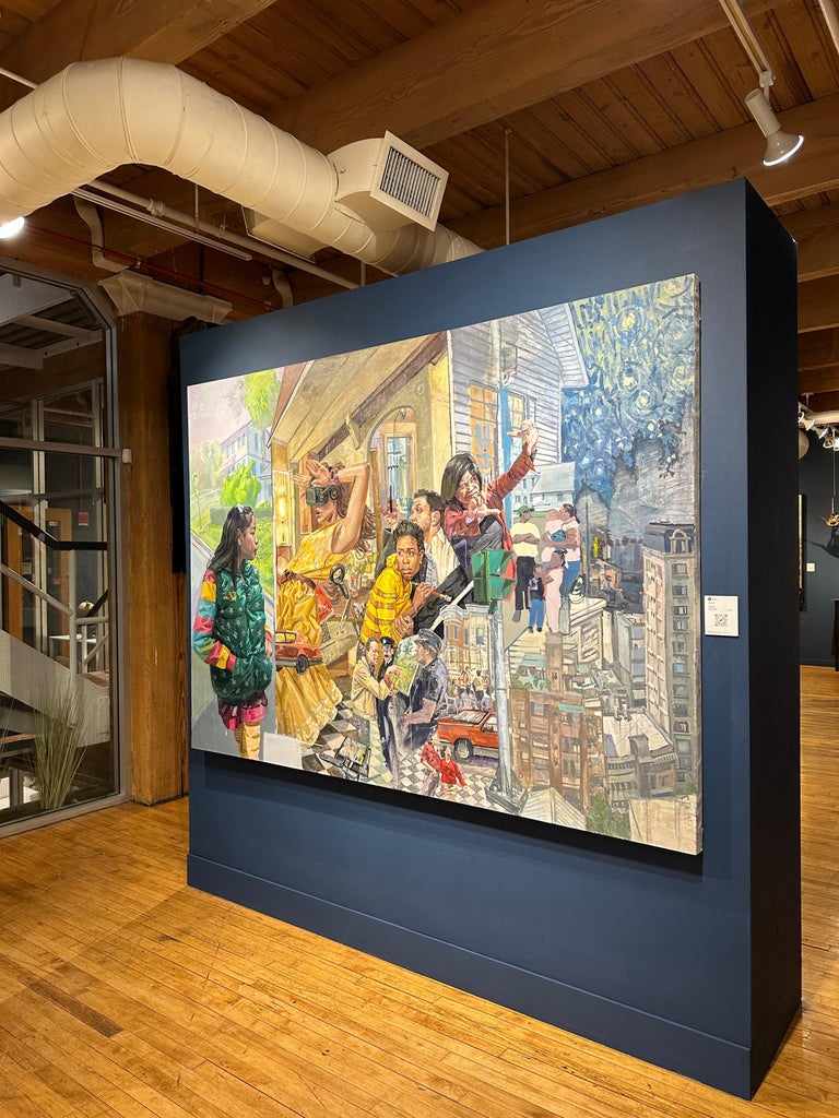 Benjamin Duke - The Gospel - Large Scale Vivid Colour Surreal Urban ...