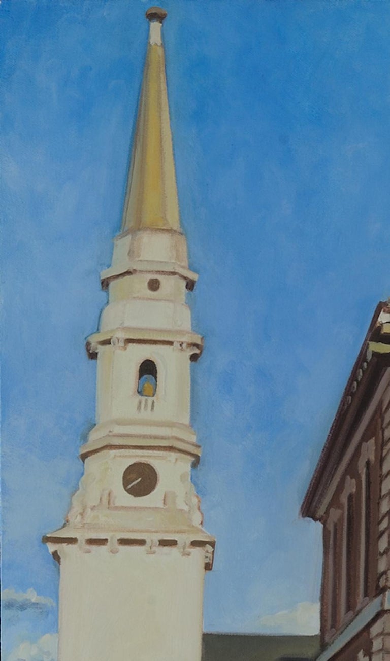 Benjamin Ferry - Old School House, Original Realist Genre Painting on ...