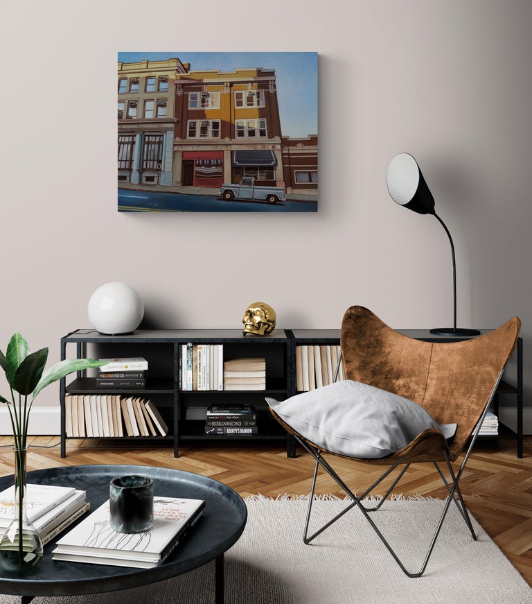 Benjamin Ferry - Vintage Lorry, Original Contemporary Realist Cityscape ...