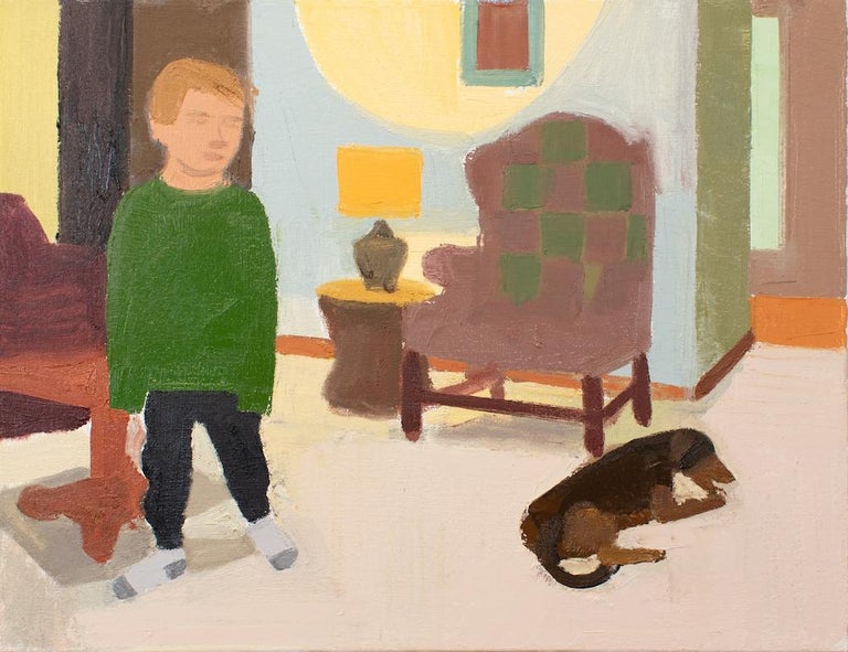 Benjamin Frederick - Boy and Dog For Sale at 1stDibs
