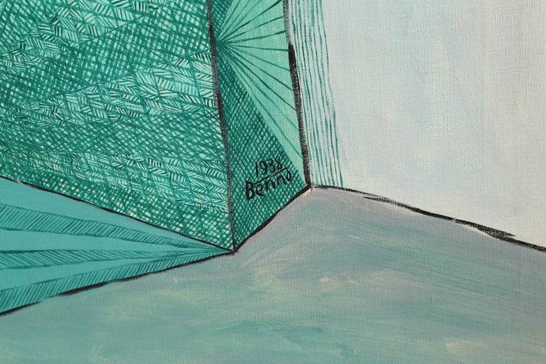 Benjamin G. Benno - Modern Sculptural Figure Painting by Benjamin Benno ...