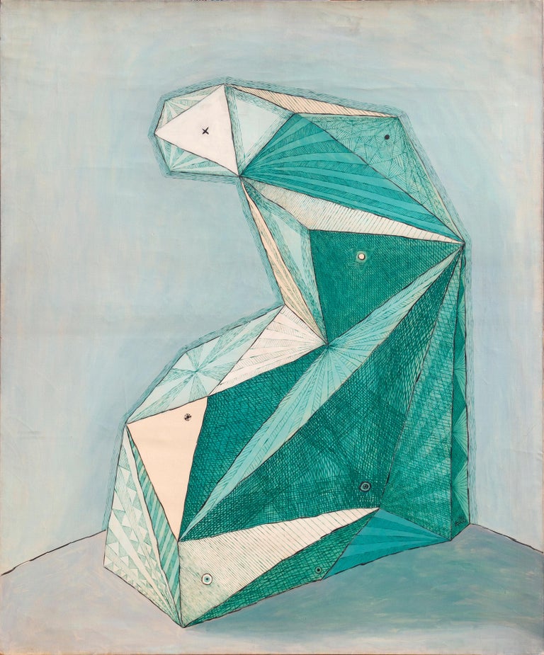 Benjamin G. Benno - Modern Sculptural Figure Painting by Benjamin Benno ...