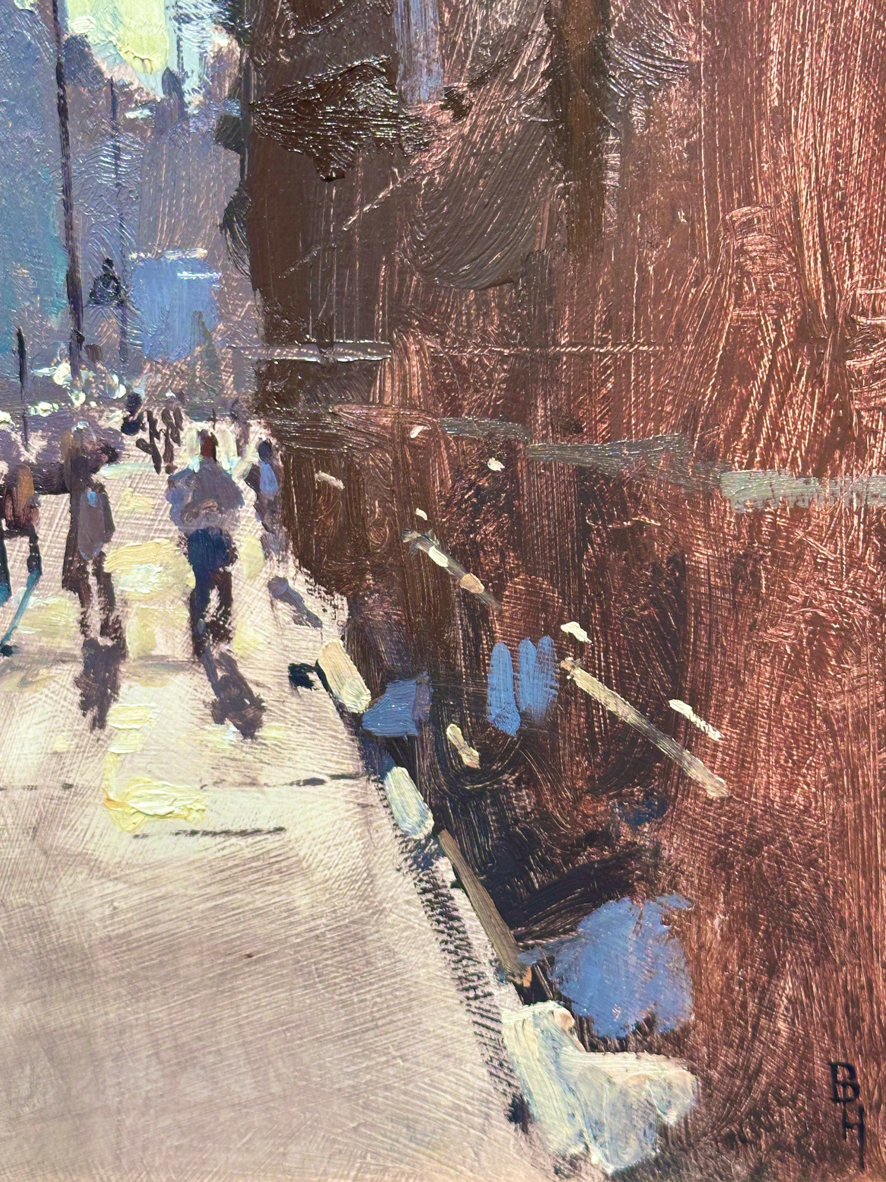 Benjamin Hope - British Artist, Benjamin Hope "Street Scene, England ...