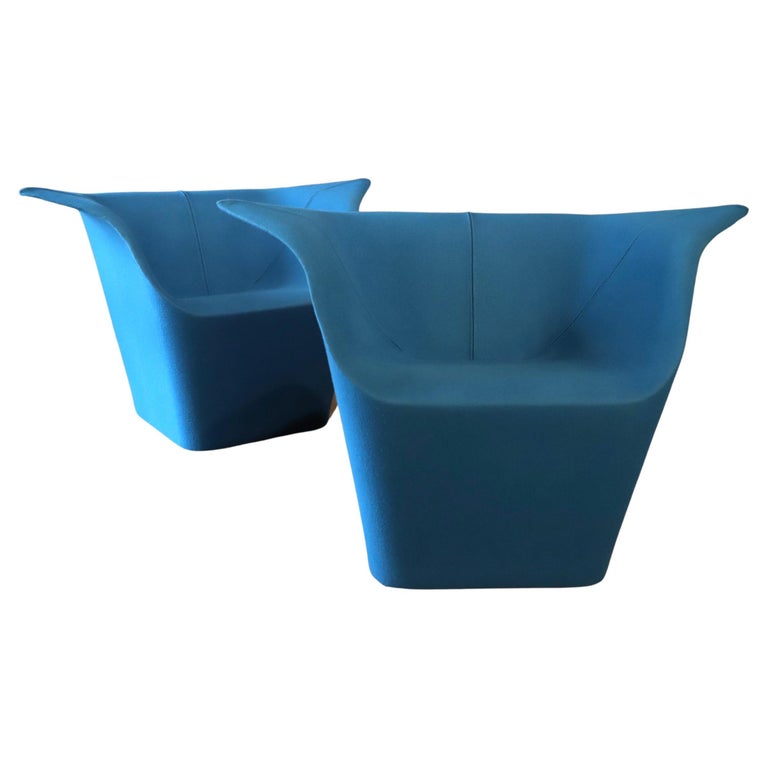 Benjamin Hubert Garment Pair of Armchairs For Sale at 1stDibs