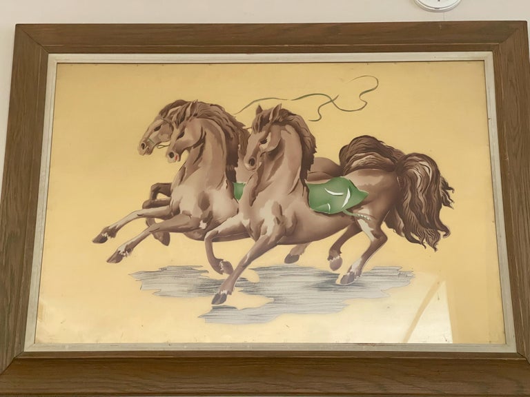 Benjamin Jorj Harris for Newman Decor, Galloping Horses For Sale at 1stDibs