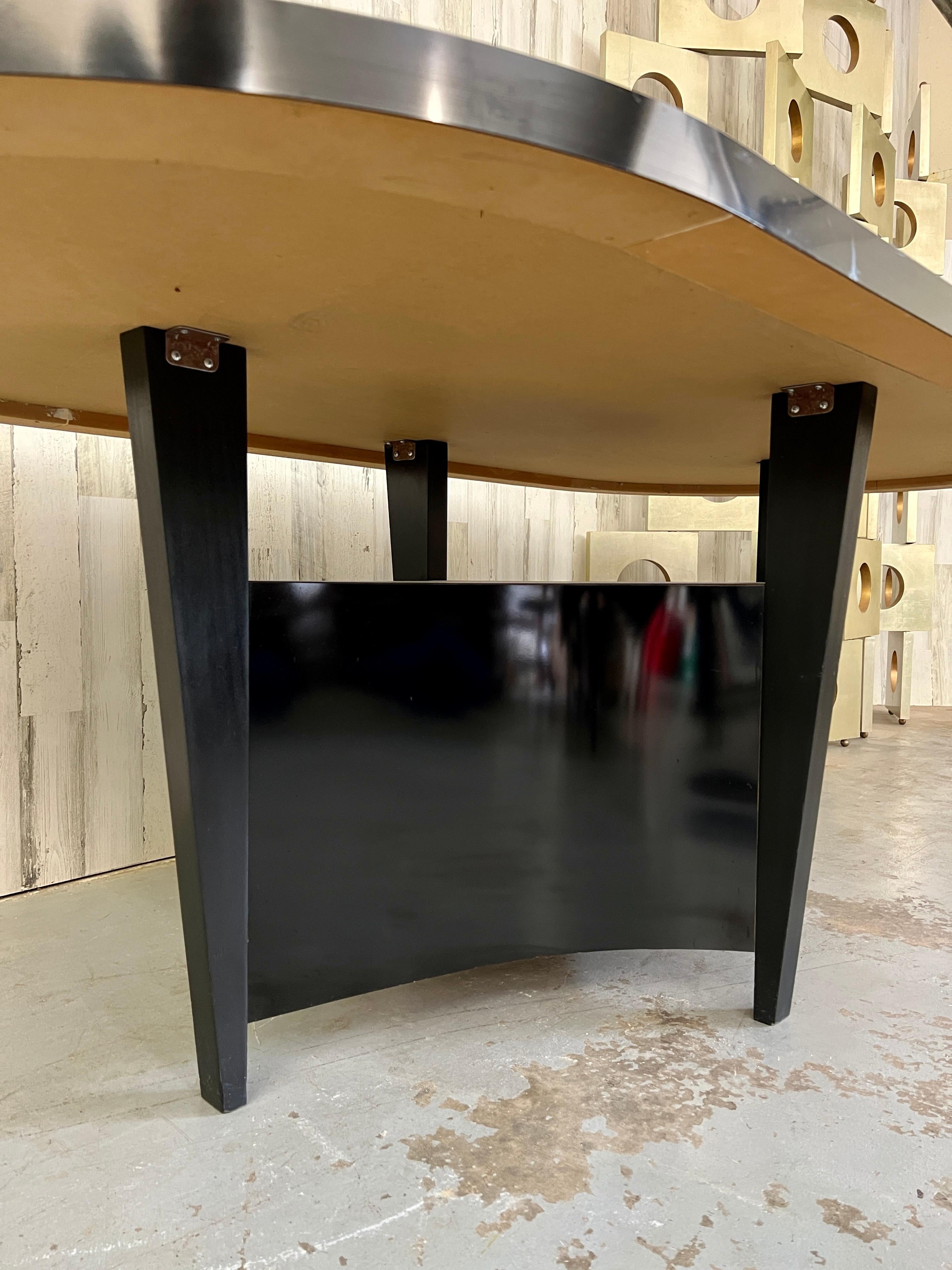 Benjamin Le for Axis Furniture Post-Modern Marquetry Dining Table For ...