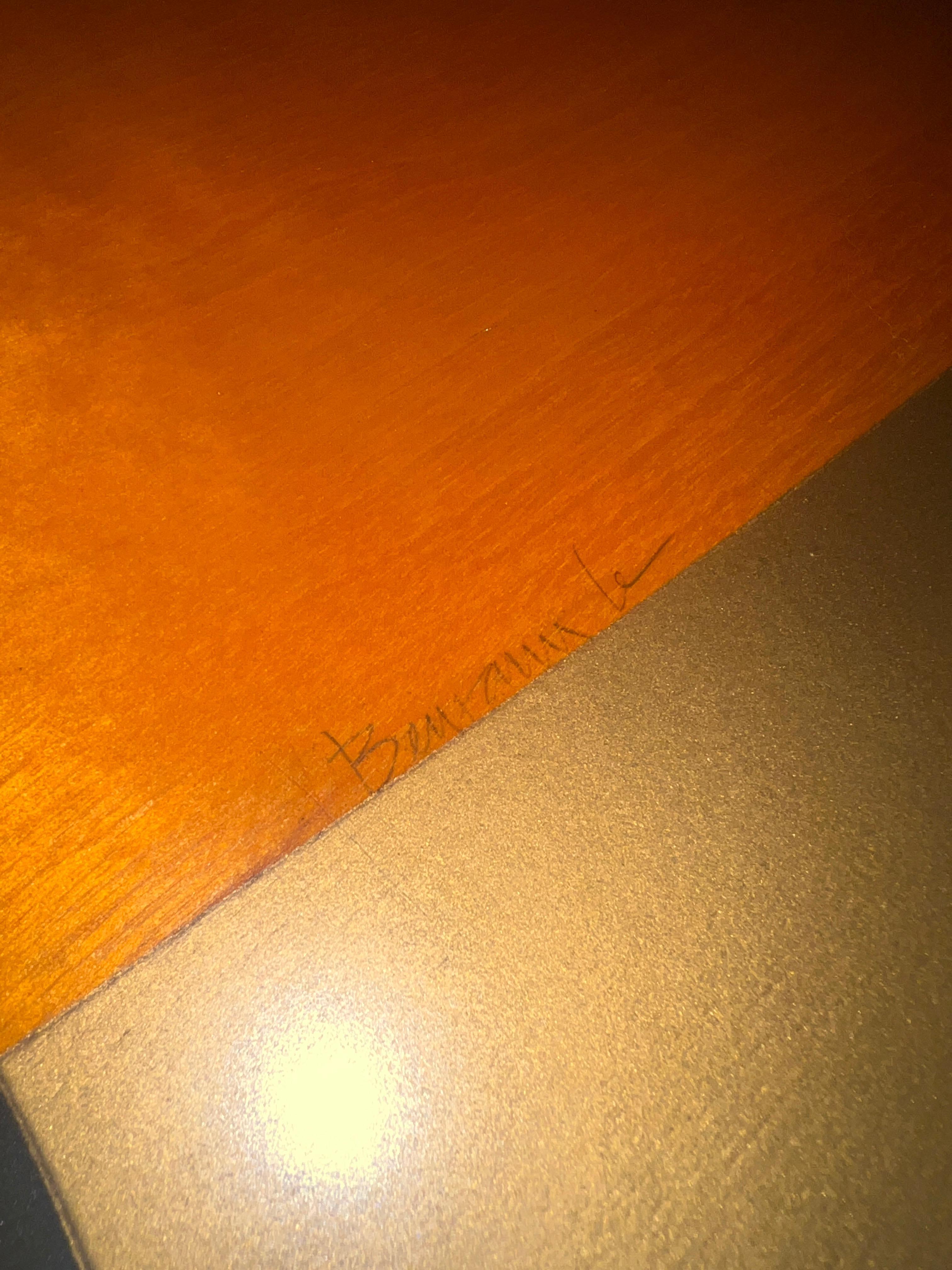 Benjamin Le for Axis Furniture Post-Modern Marquetry Dining Table For ...