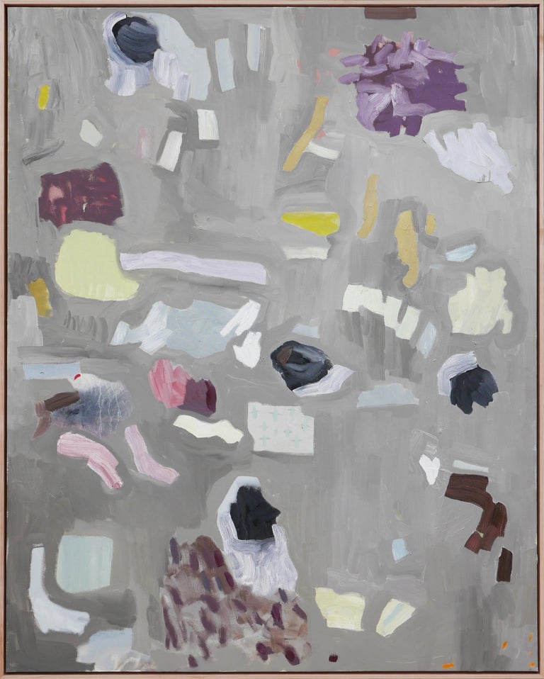 Benji Stiles - "Abstract (Gray Study 1)" Contemporary Pastel ...