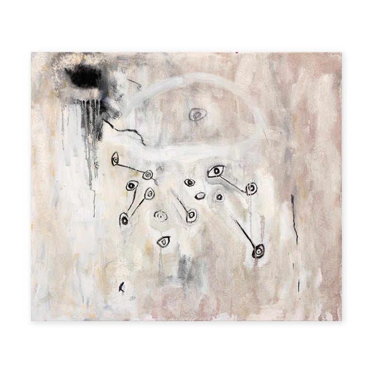 Benji Stiles - Contemporary Black, White, and Cream Abstract ...