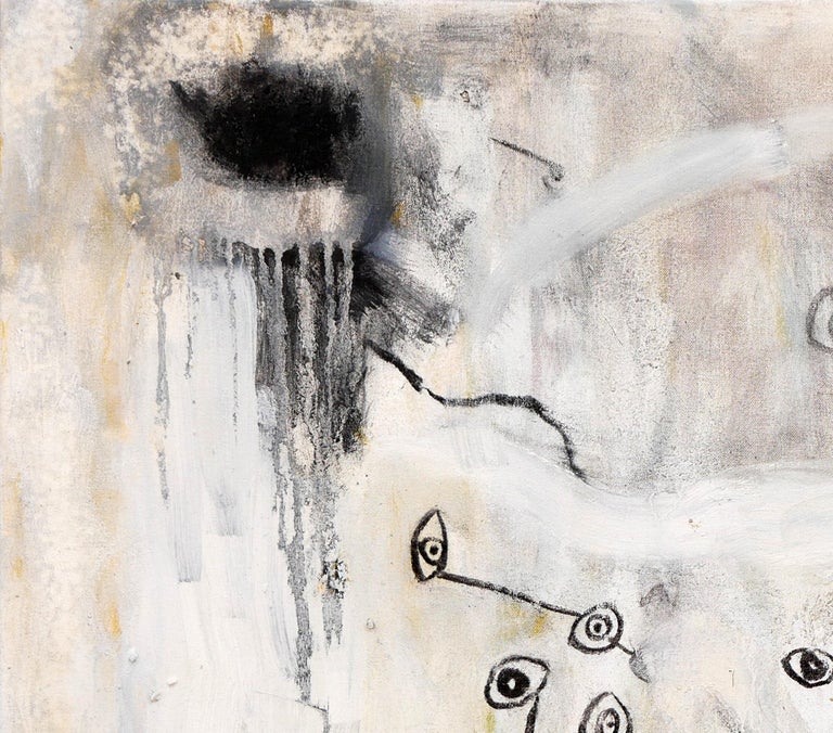 Benji Stiles - Contemporary Black, White, and Cream Abstract ...