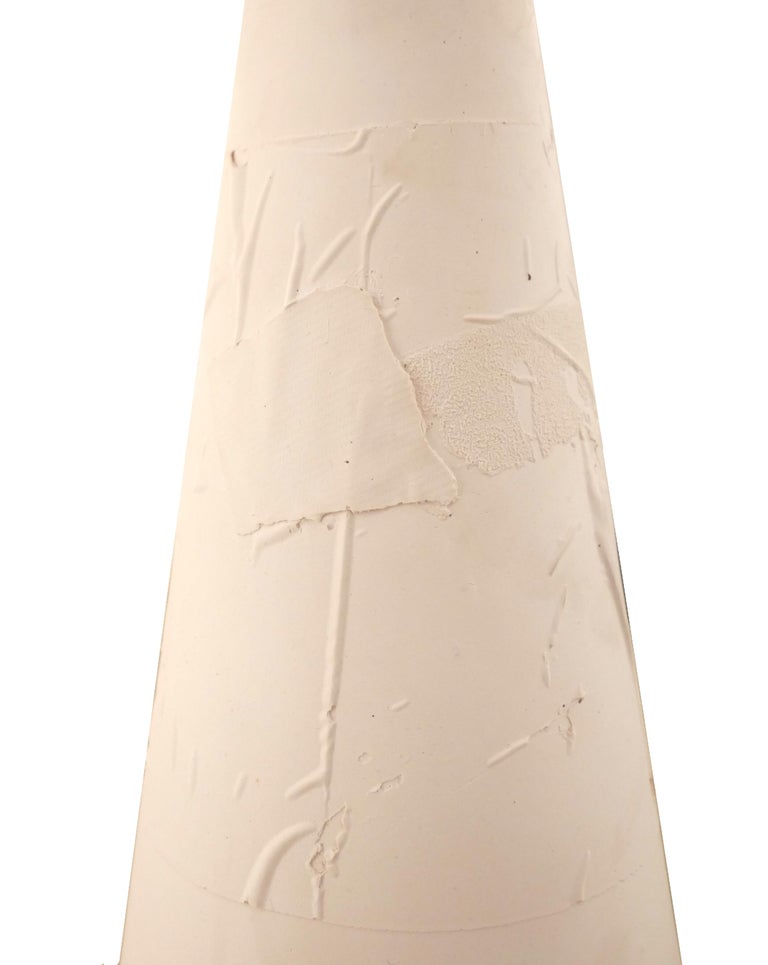 Benji Stiles - "Untitled (Traffic Cone)" Contemporary Pastel Plaster ...