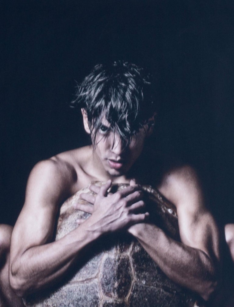 Benno Thoma - Turtle (male model uses shield carved from large turtle ...