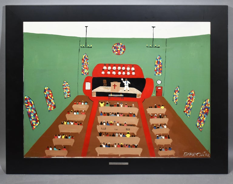 Benny Carter - "The Reverend Howard Finster" Vintage Folk Art Church ...