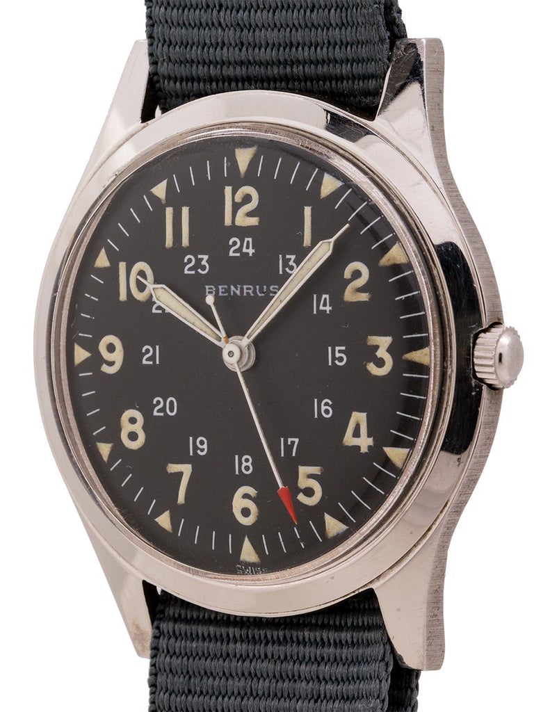 Benrus “Bullitt” Steve McQueen Ref 3061 Stainless Steel, circa 1960s at ...