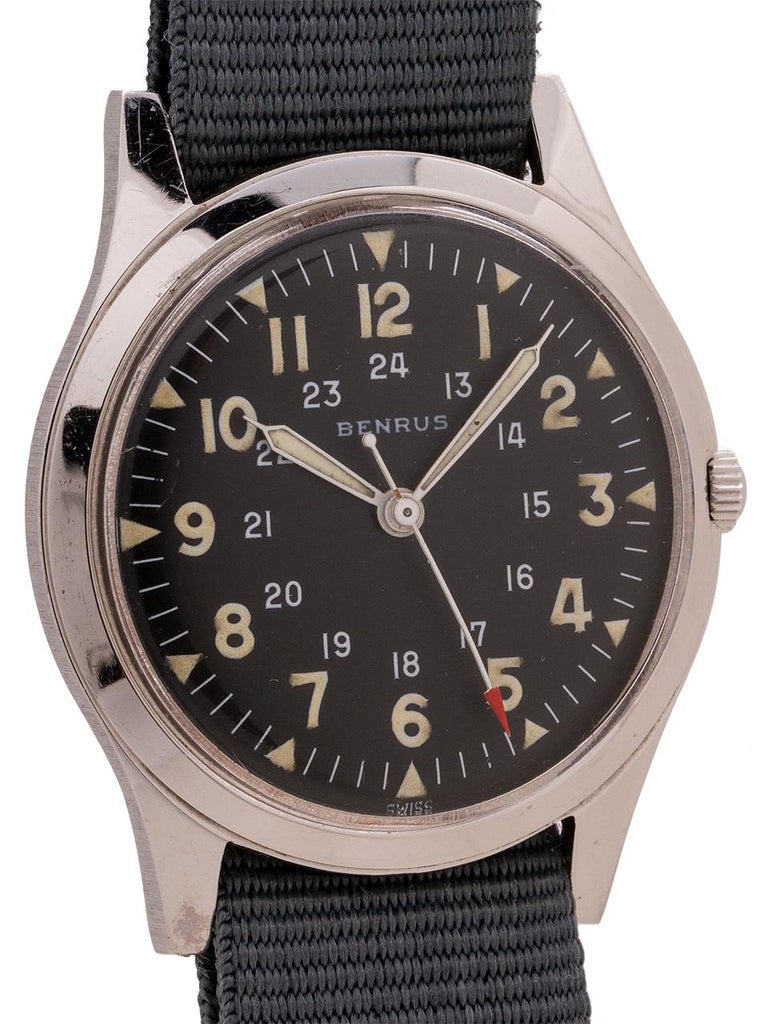 Benrus “Bullitt” Steve McQueen Ref 3061 Stainless Steel, circa 1960s at ...