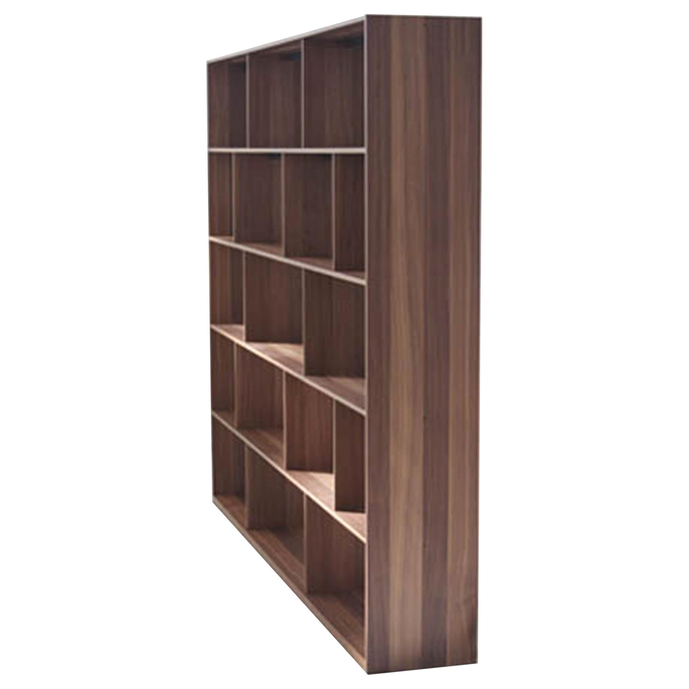Bensen Walnut Bookcase at 1stDibs