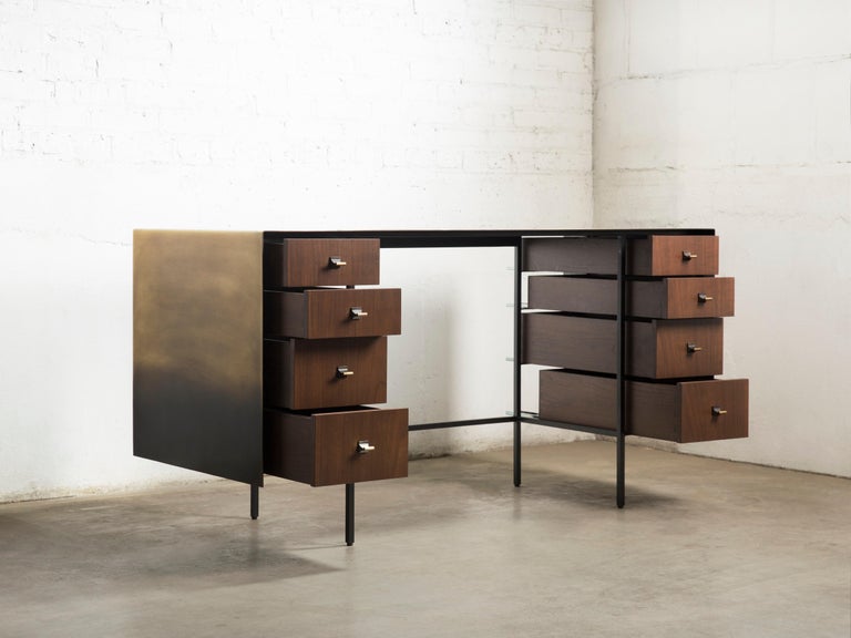 Bent Desk by Gentner Design For Sale at 1stDibs