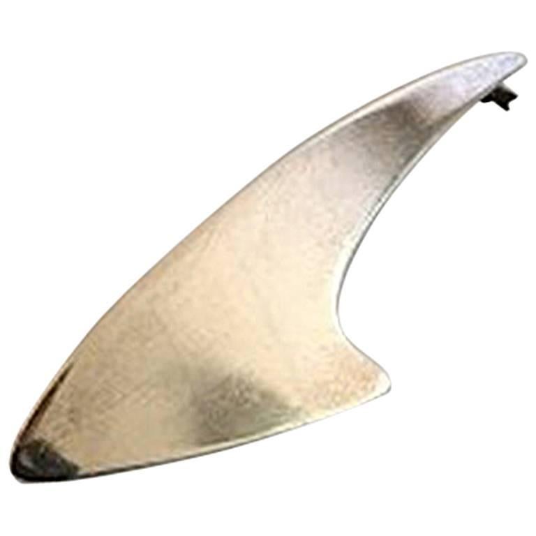 Peer Smed Sterling Silver Calla Lily Brooch For Sale at 1stDibs