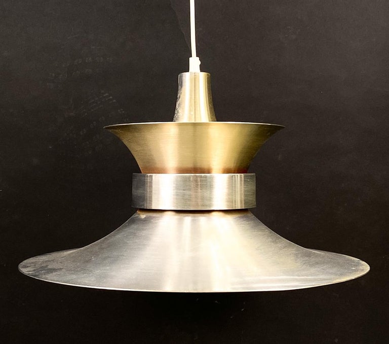 Bent Nordsted for Lyskaer Belysning Danish Pendant Light, c. 1970's For ...