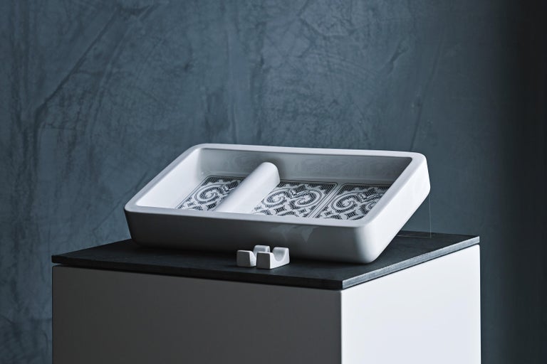 Bento inspired ceramic serving platter from the SoShiro Ainu collection ...