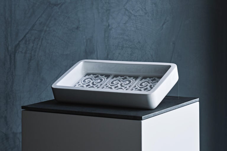 Bento inspired ceramic serving platter from the SoShiro Ainu collection ...