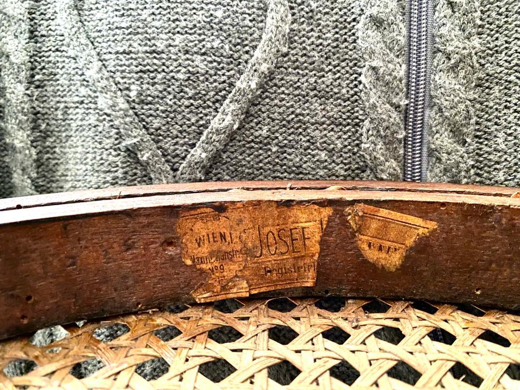 Bentwood and cane dining chairs, set of eight, Joseph Hofmann, Austria ...