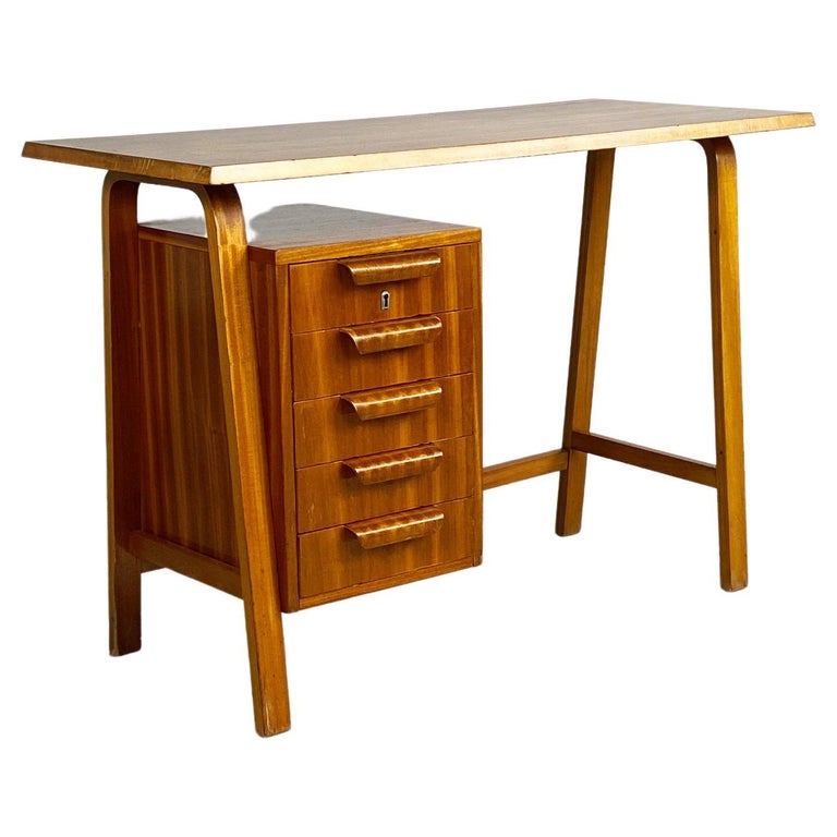 Bentwood Desk by Gordon Russell, England, c.1950 at 1stDibs