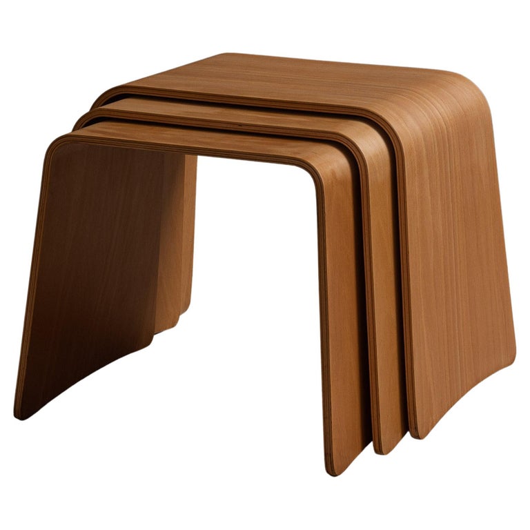 Bentwood Nesting Tables For Sale at 1stDibs