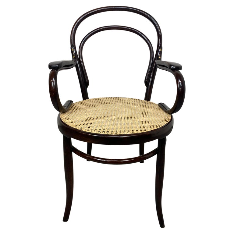 Chaise de bureau en bois cintr n 14 de J&J Kohn En vente sur 1stDibs