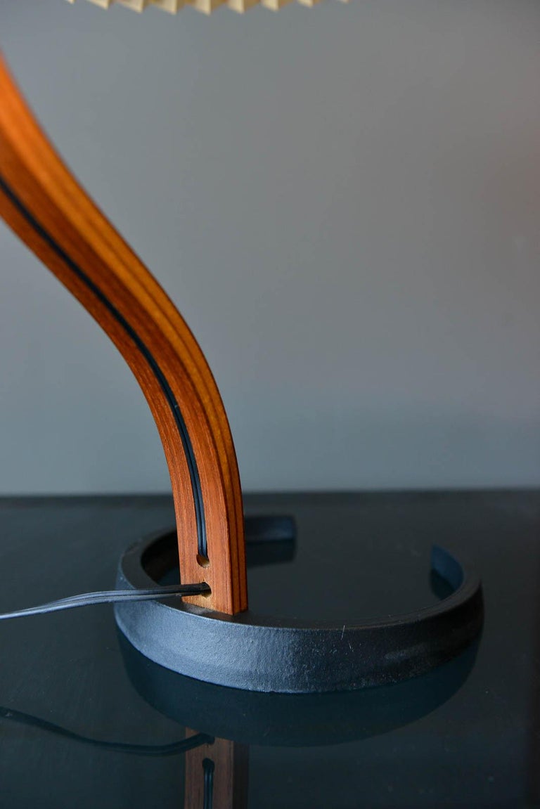 Bentwood Table Lamp by Caprani Light of Denmark, circa 1971 at 1stDibs ...