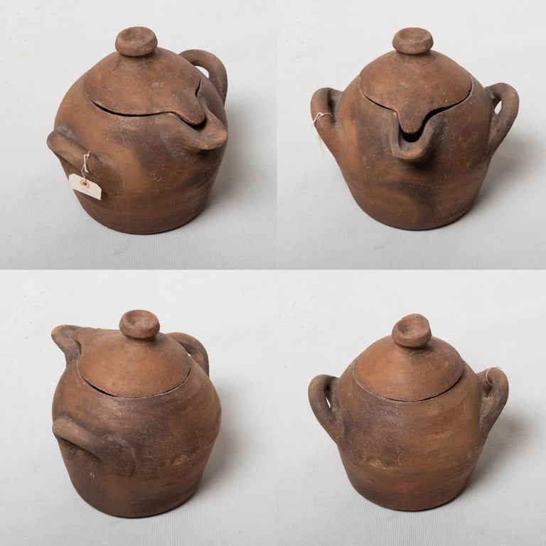 Berber Old Earthenware Bowls and Lids from Morocco For Sale at 1stDibs