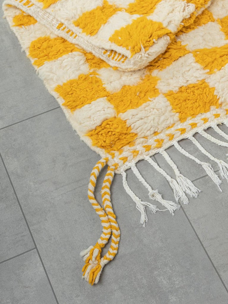 Berber Rug 100% Wool Beni Ourain Handwoven Moroccan For Sale at 1stDibs