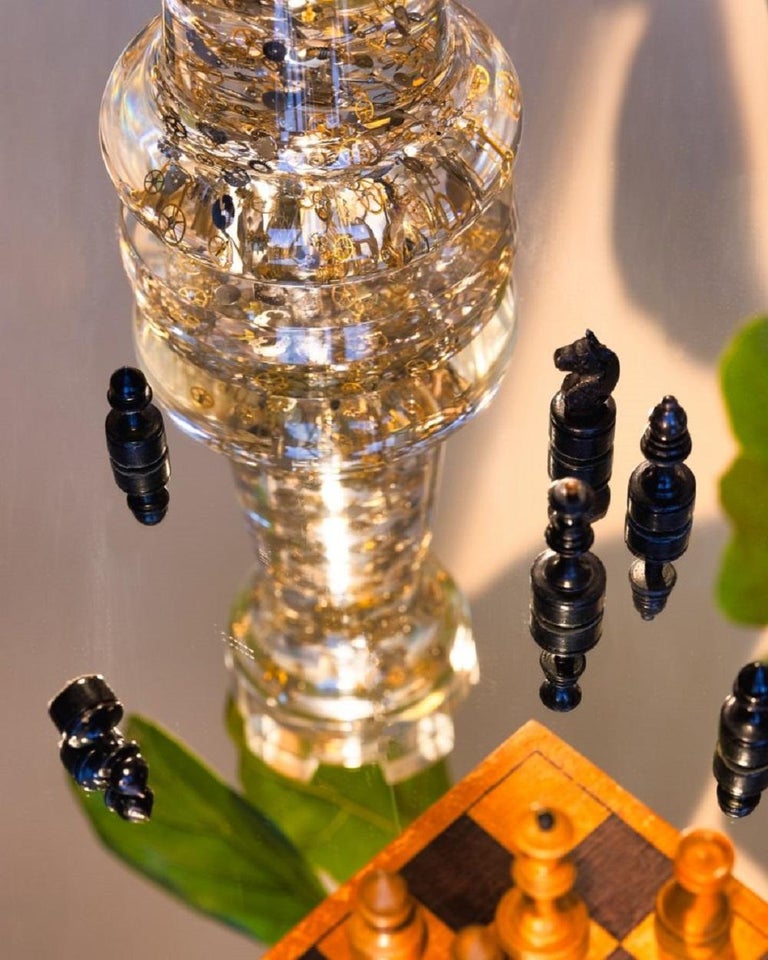 Berd Vay'e Limited Edition "Bishop" Lucite Sculpture For Sale at 1stDibs