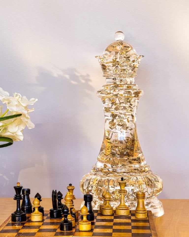 Berd Vay'e Limited Edition "Queen of Parts" Lucite Sculpture For Sale ...