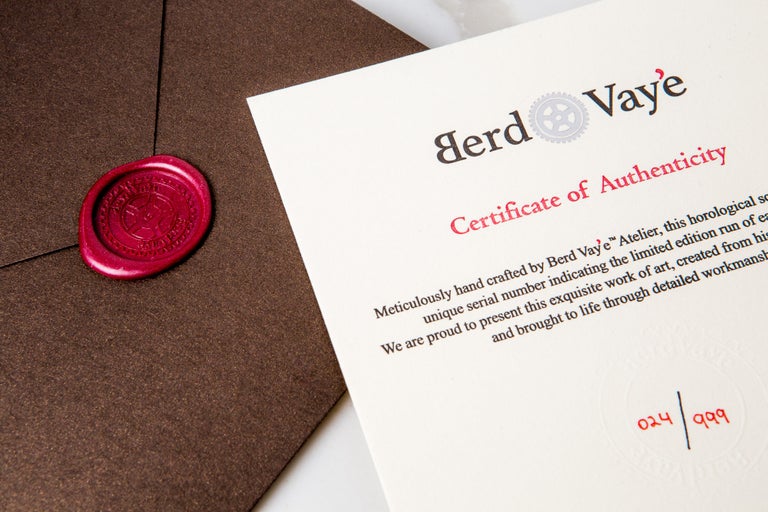 Berd Vay'e Limited Edition "Time Framed" Lucite Sculpture 'Large' For ...