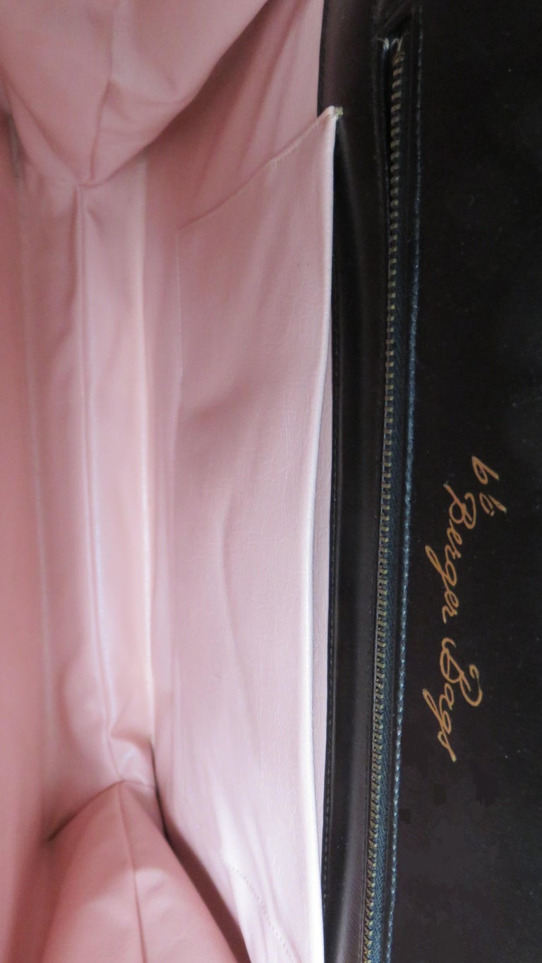 Berger Bags Silk Screen Handbag 1960s at 1stDibs