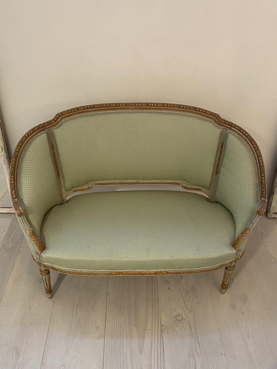 Bergére Sofa-Louis XVI Style-Mid 19th Century, France at 1stDibs