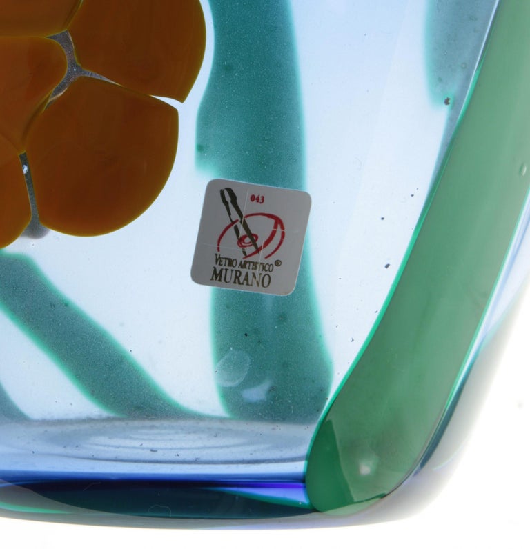 Berit Johansson for Pauly, Murano Incalmo Vase, Design of Mimosa ...