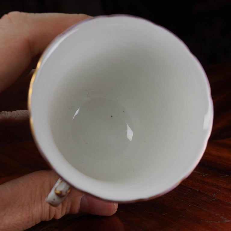 Berlin Chocolate Cup, Rococo Hunt Scenes, circa 1780 For Sale at 1stDibs