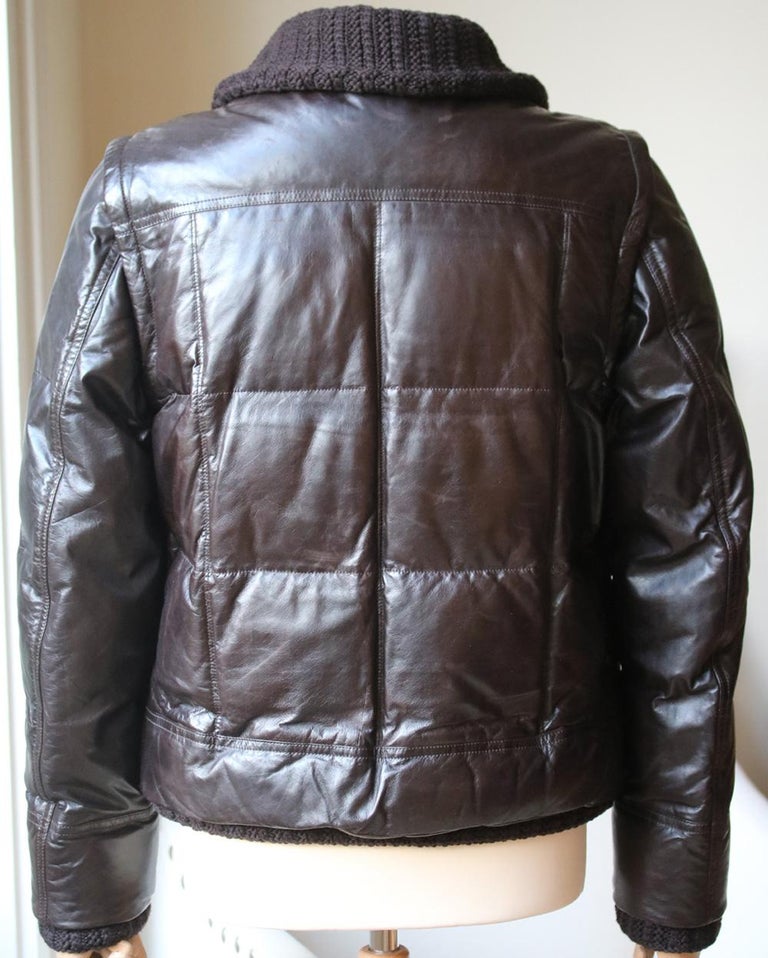 Berluti Padded Leather Jacket with Detachable Sleeves at 1stDibs ...